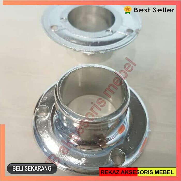 Jual BRACKET PIPA BULAT TOPI 1" PLASTIK / BRACKET PIPA BULAT 25 mm ...