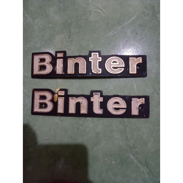 Jual Emblem logo tangki emblem tangki Kawasaki Binter Mercy Binter ...