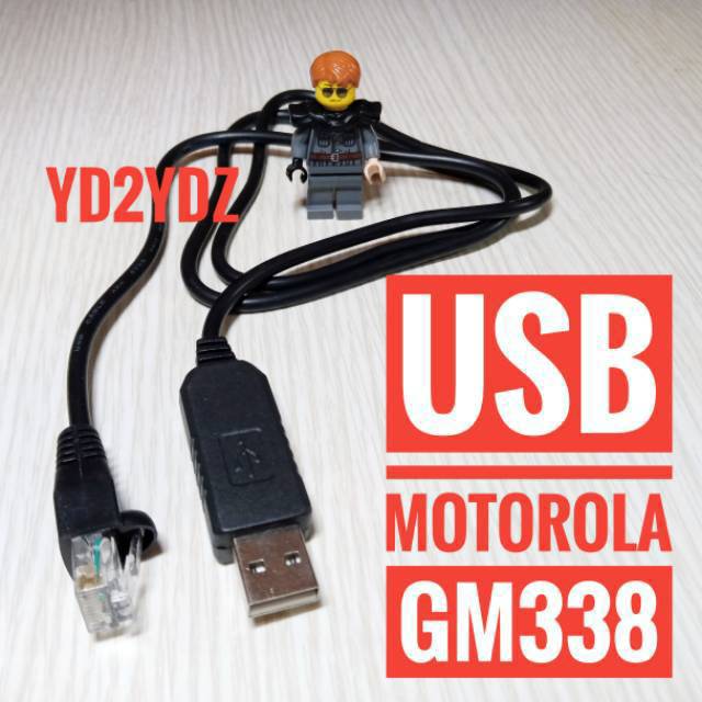 Jual usb programming cable radio rig motorola gm338 gm3188 gm3688 kabel ...