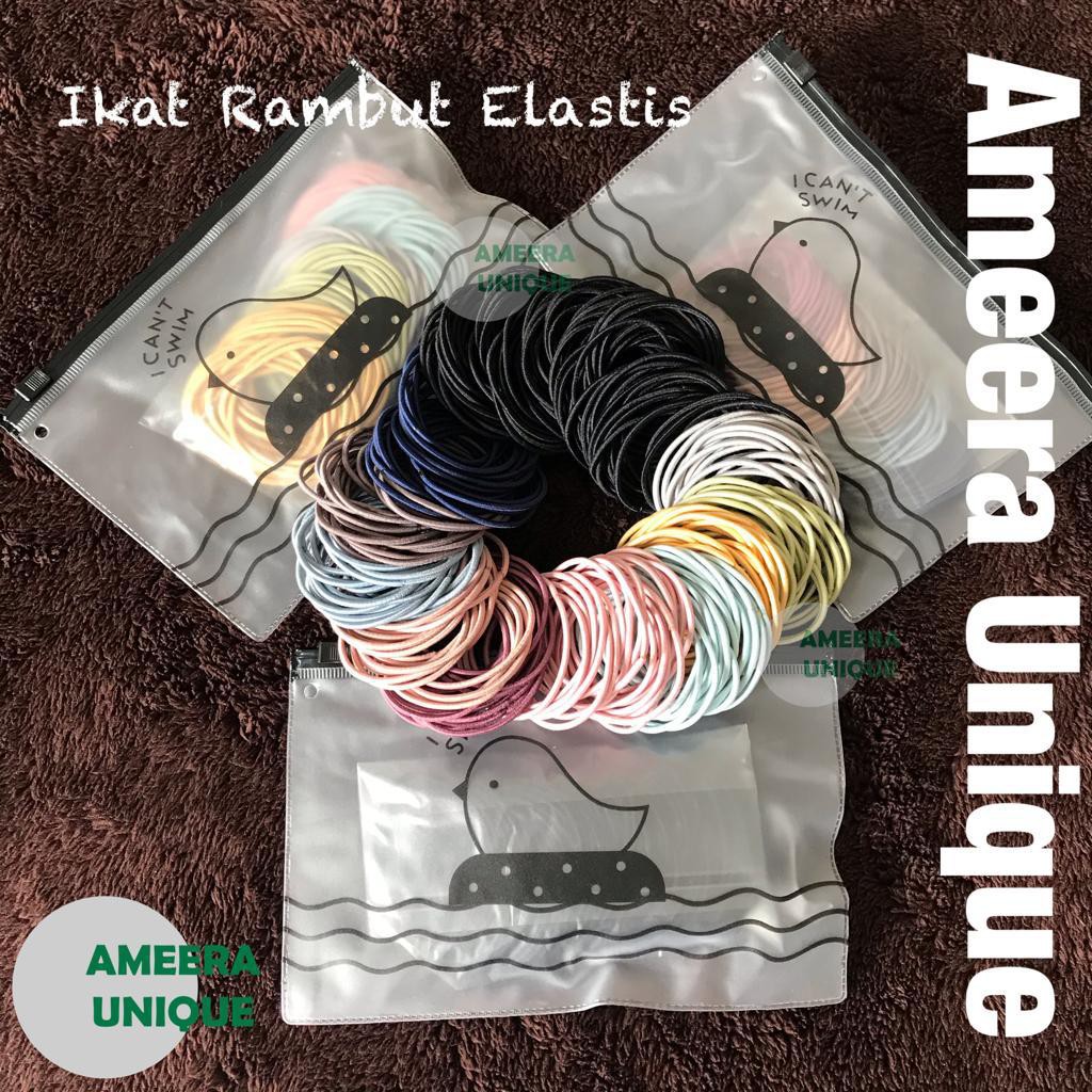 Jual Ikat Rambut Korea Elastis Random | Shopee Indonesia