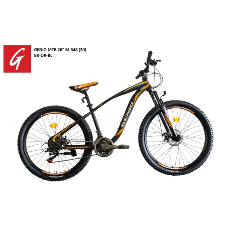 Jual sepeda gunung genio m348 mtb 27.5 | Shopee Indonesia