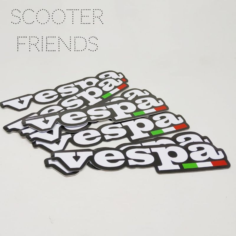 Jual sticker vespa italia | Shopee Indonesia