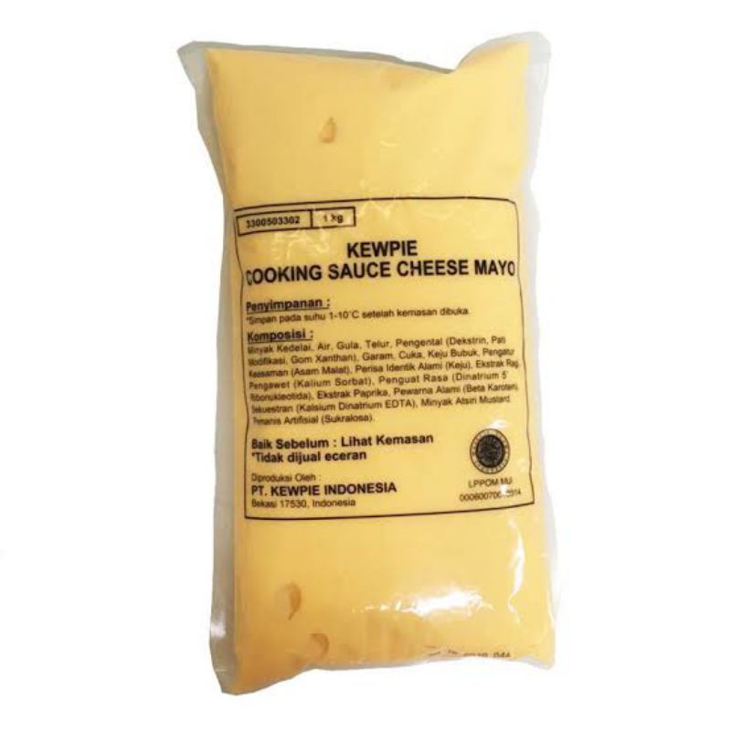 Jual KEWPIE COOKING SAUCE CHEESE MAYO 1KG - MAYONAISE KEJU KEWPIE ...