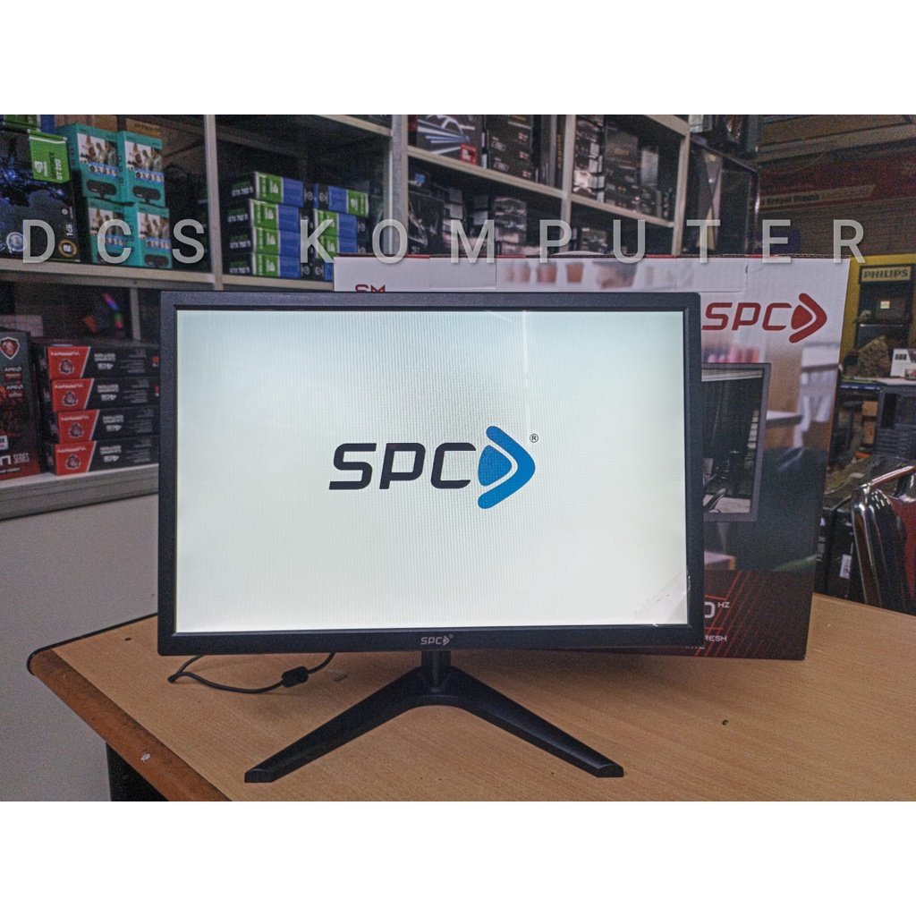 Jual LED MONITOR SPC 19 INCH HD 60HZ OUTPUT HDMI DAN VGA | Shopee Indonesia