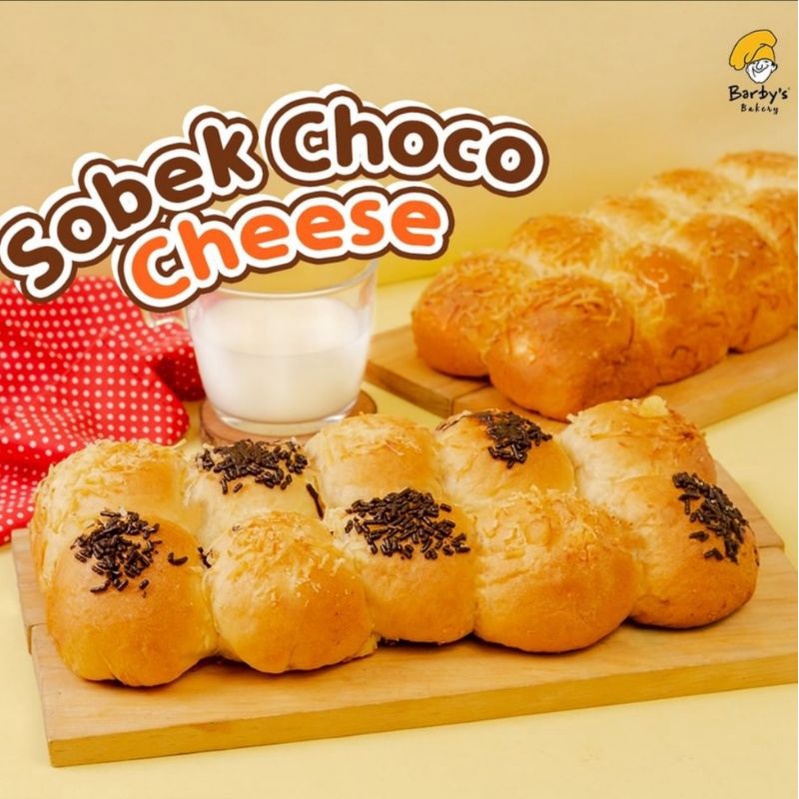 Jual Roti Sobek Choco Cheese | Roti Bantal | Bun | Chocolate | Milky ...