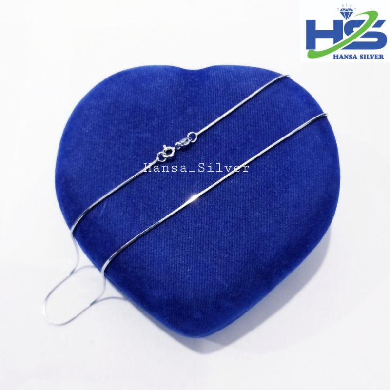 Jual Kalung Perak Silver Asli 925 Lapis Emas Putih Model Cassandra ...
