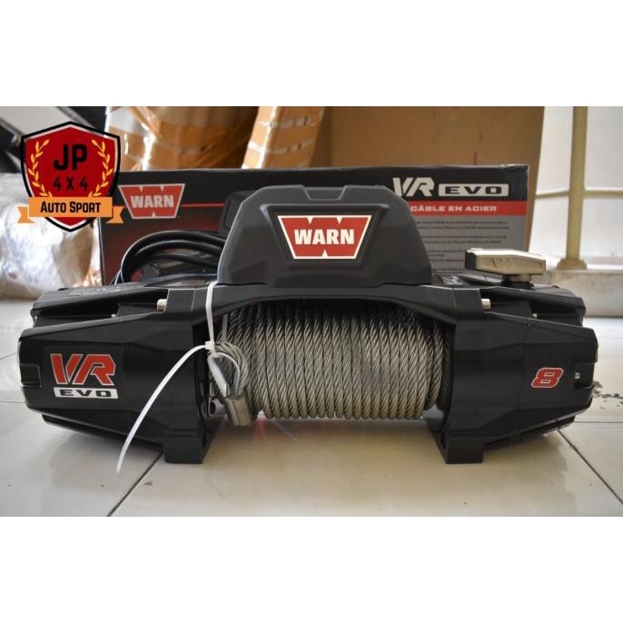 Jual New Warn Winch VR EVO 8 Gen 3 WARN Steel Rope 3.5 Ton Original ...