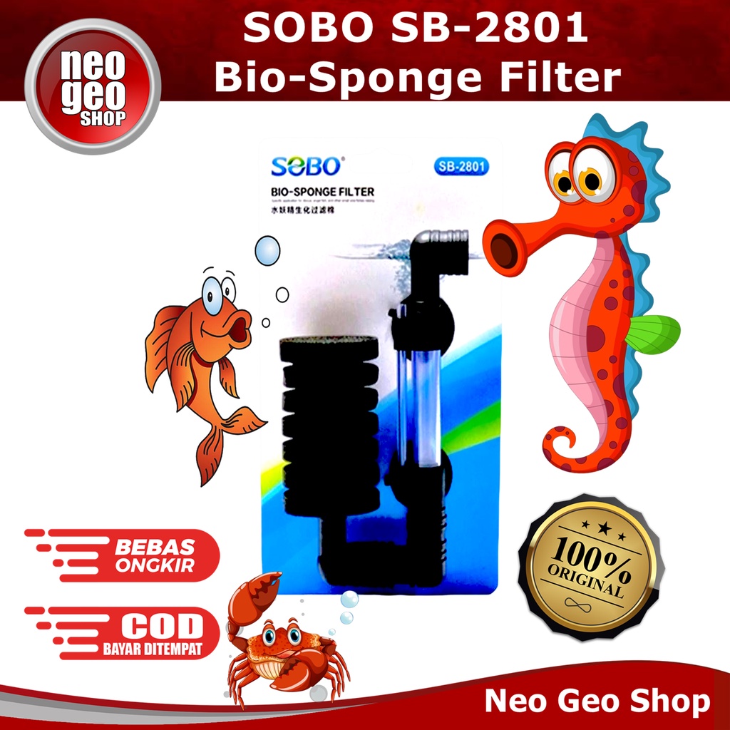 Jual Terbaik Sobo SB 2801 Bio chemical Sponge Filter Foam Biofoam ...