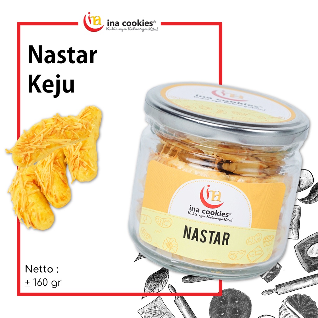 Jual INA COOKIES TOPLES JAR NASTAR KEJU | Shopee Indonesia