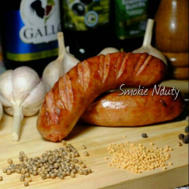 Jual Smoked Pork Sausage/Sosis Babi Asap ala Jerman (Jagerwurst ...