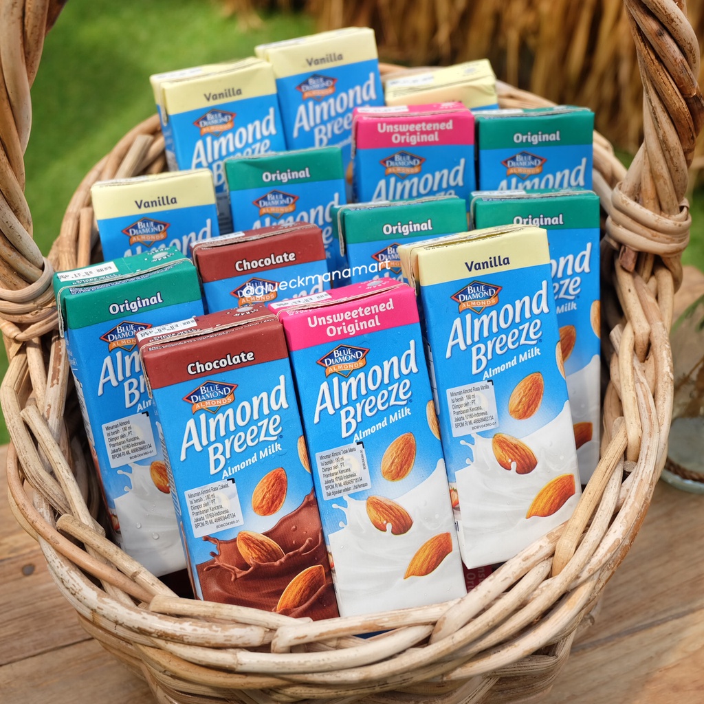 Jual Blue Diamond Almond Breeze Chocolate 180ml - Almond Milk - Susu Almond - Susu Vegan ...