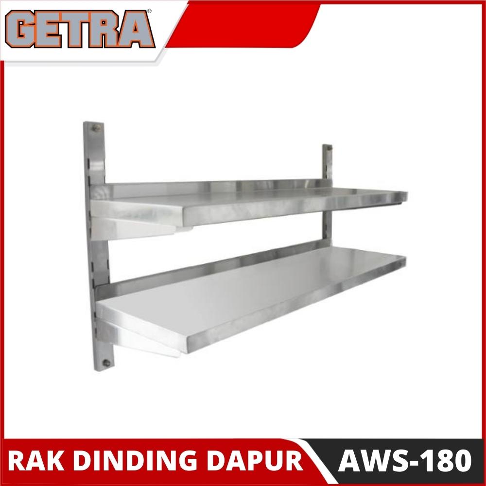 Jual S/S DOUBLE ADJUSTABLE WALL SHELVES GETRA AWS-180 RAK DINDING DAPUR ...