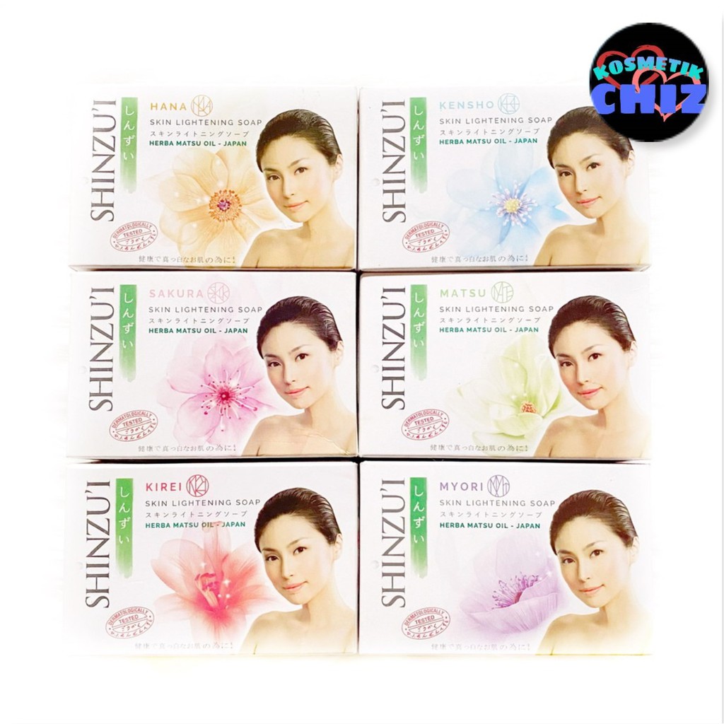 Jual Shinzu'i Shinzui Skin Lightening Soap 85gr / Sabun Batang / Bar ...