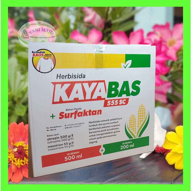 Jual KAYABAS Herbisida selektif Jagung 500ML BONUS KAOS & 250ML BONUS TOPI | Shopee Indonesia