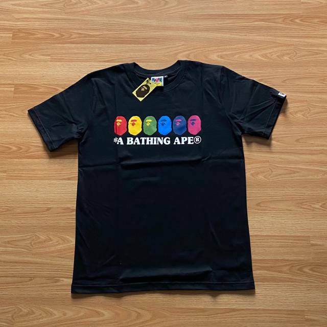 Jual TSHIRT KAOS A BATHING APE BOA & COLLEGE LOGO BLACK | Shopee Indonesia