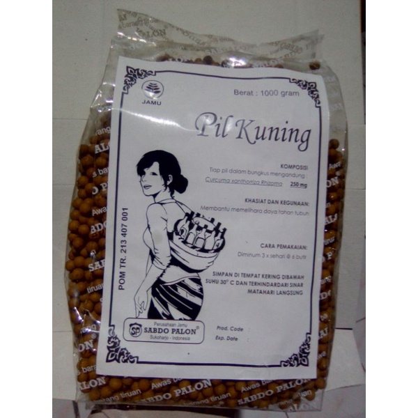 Jual Jamu Pil Kuning Sabdo Palon 1kg Original Ada POMTR | Shopee Indonesia