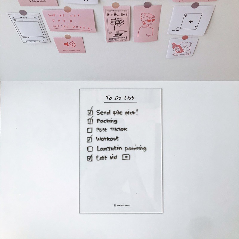 Jual ACRYLIC PLANNER - DESK EDITION | To Do List | Shopee Indonesia