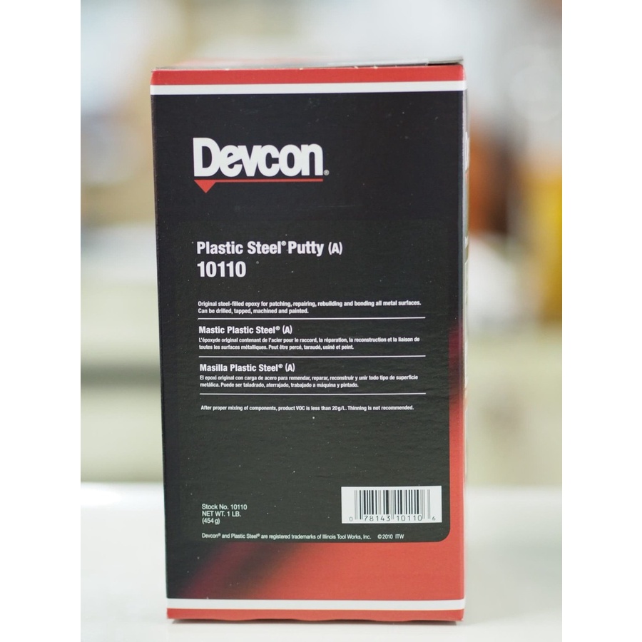 Jual Devcon Plastic Steel Putty A 10110 - 454g | Shopee Indonesia