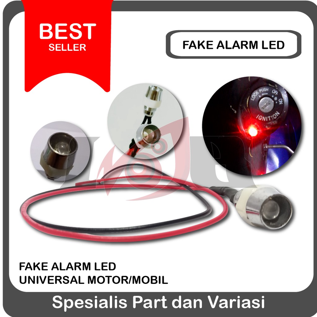 Jual Fake Alarm Palsu Led Kedip 12v Anti Maling Curi Motor Pencurian ...