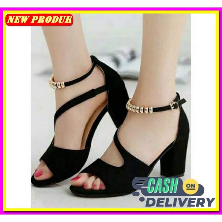 Jual Sepatu Hak Kaca High Heels Hils Wanita Cewek Hak Kaca Terbaru 20 ...