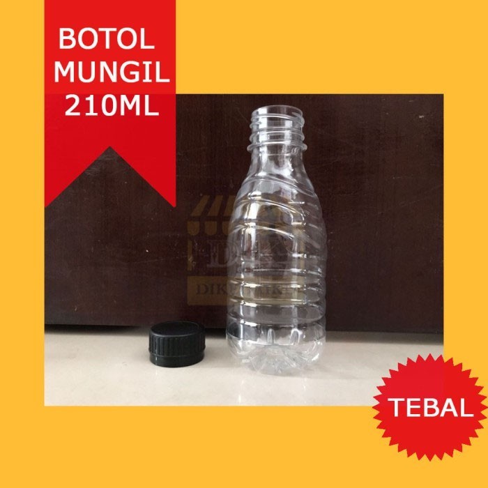 Jual BOTOL UNIK PLASTIK MUNGIL 210ML 85 PCS / BOTOL 210 ML / BOTOL PLASTIK MURAH TEBAL BAL(85 ...