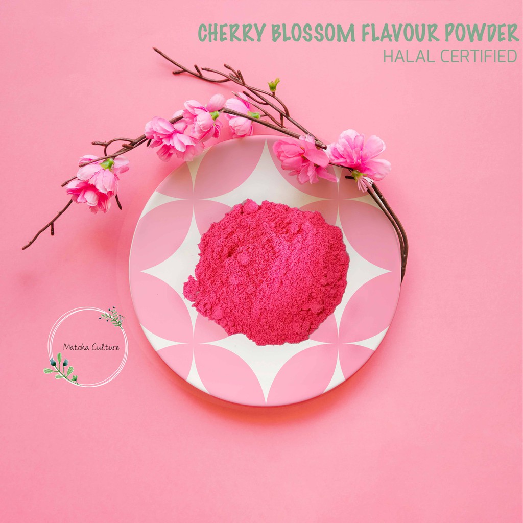 Jual CHERRY BLOSSOM FLAVOUR POWDER NET 50 GR HALAL CERTIFIED - SAKURA ...