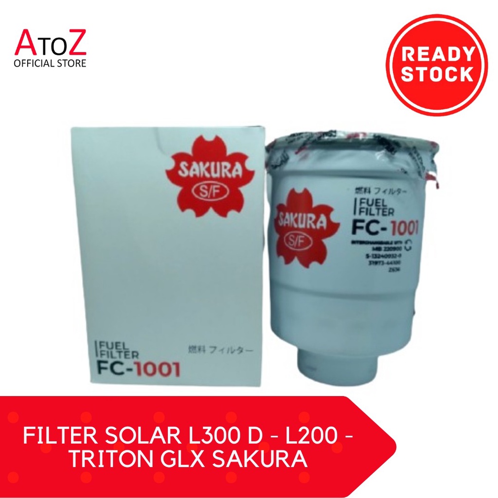 Jual FILTER SOLAR L300 D - L200 - TRITON GLX (M) - FILTER MINYAK SOLAR ...