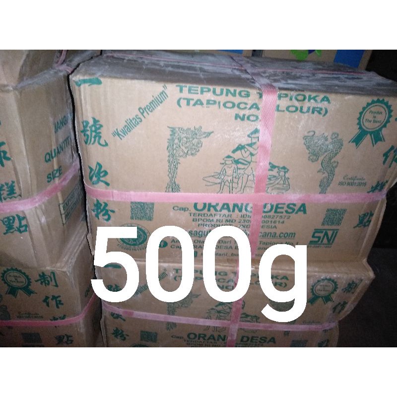Jual Tepung Tapioka Cap Orang Desa 500gr DUS ( 20 bks ) | Shopee Indonesia
