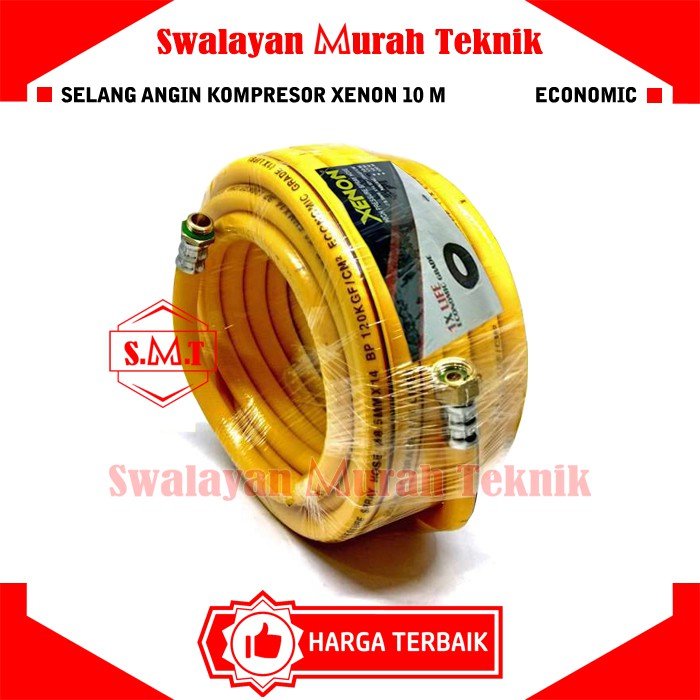Jual Selang Kompresor 10M x 5/16" (Kuning) XENON 10 Meter Compressor ...