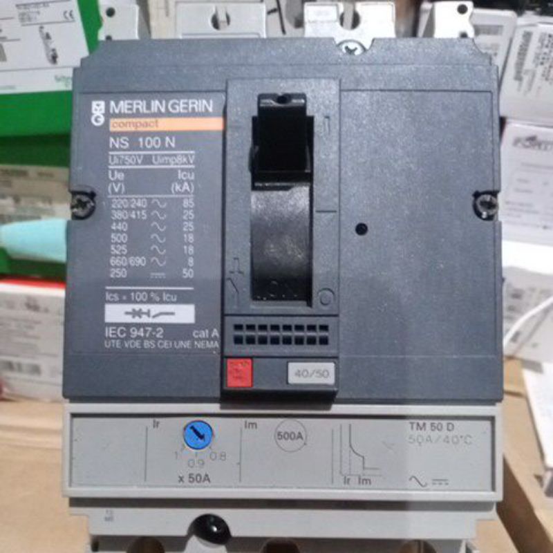Jual MCCB MERLIN GERIN NS 100 N 3P 50A 63A 80A 100A | Shopee Indonesia