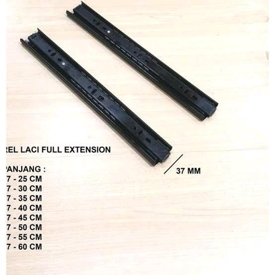 Jual Rel Laci Huben Double Track 30 Cm Bahan Besi Relling Dobel Tarik ...