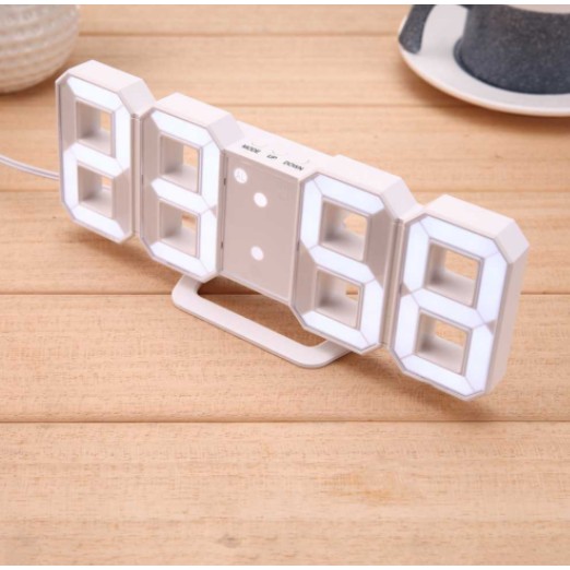 Jual Jam Alarm Digital Jam Digital Jam Meja LED Digital Clock TS-S60-W ...