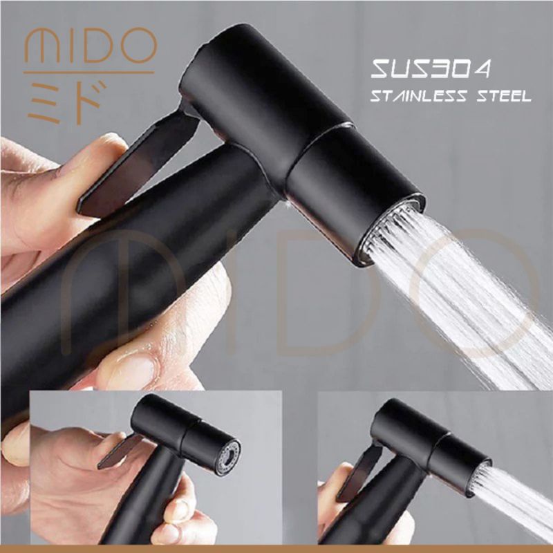 Jual Jet Shower Toilet Bidet Closet Hitam / Black Stainless Steel ...