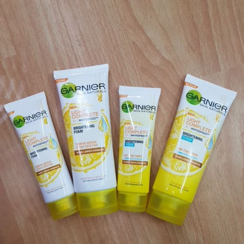 Jual Garnier light complete brightening foam sabun pembersih wajahlip ...