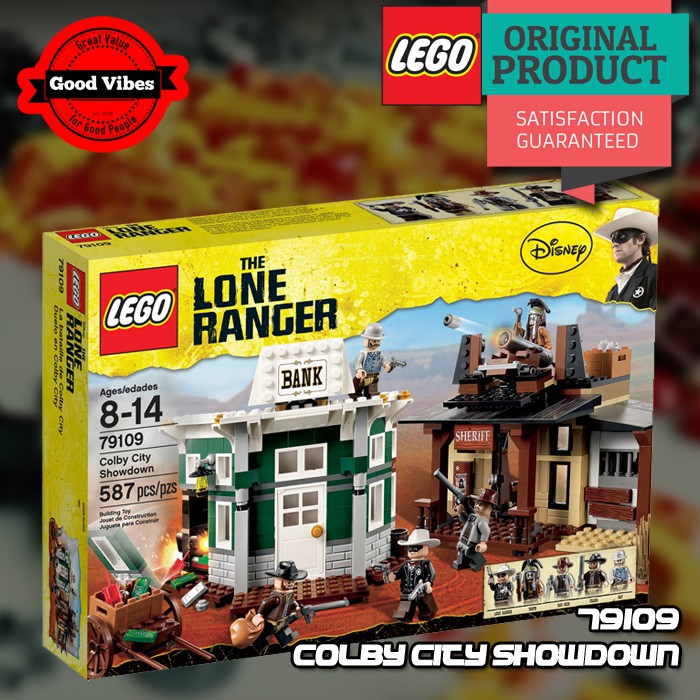 Jual LEGO Original THE LONE RANGER 79109 Colby City Showdown - Mainan ...