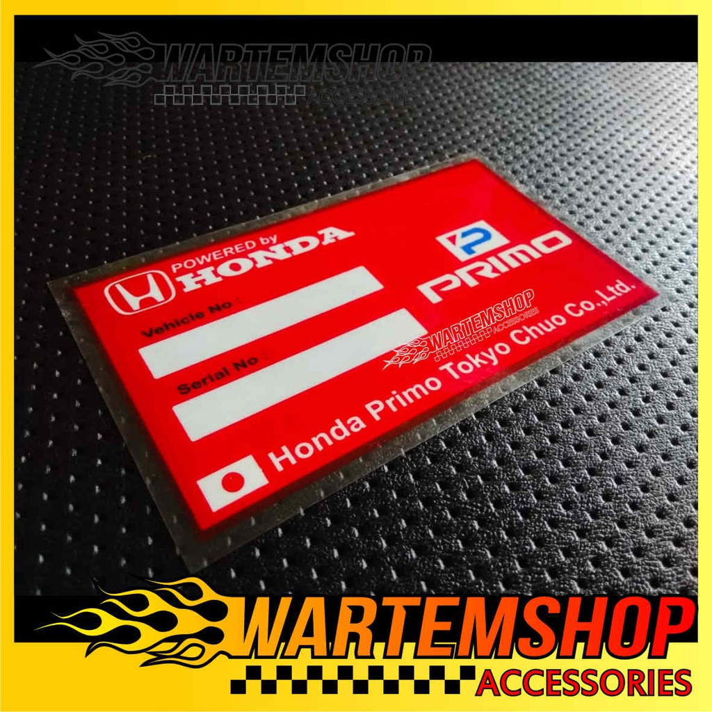 Jual STICKER BEST ON HONDA PRIMO RED | Shopee Indonesia