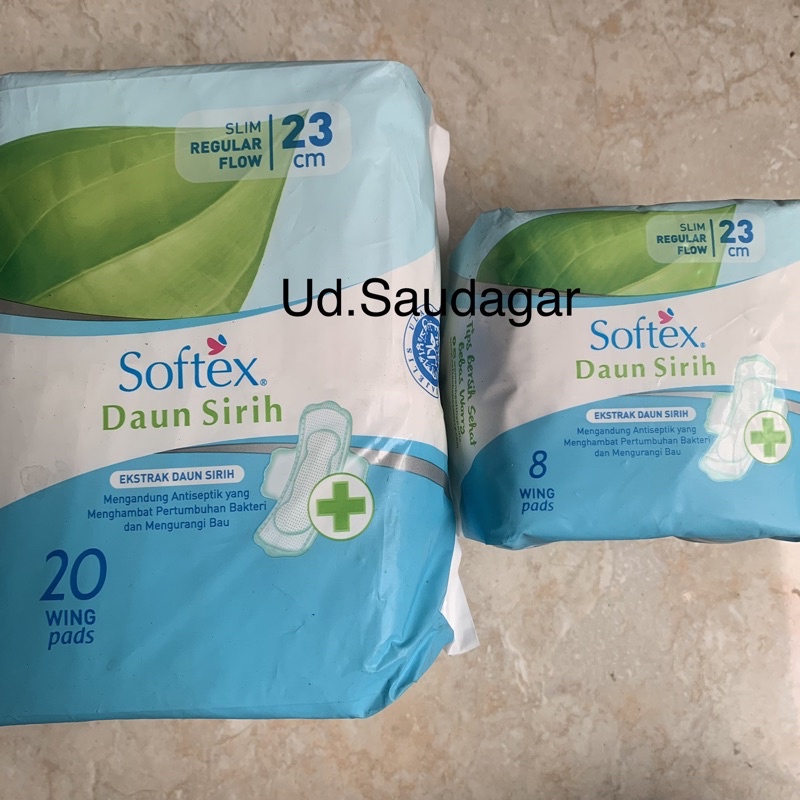 Jual Pembalut Softex Daun Sirih Slim Regular Flow 23cm Wings 20 Pads ...