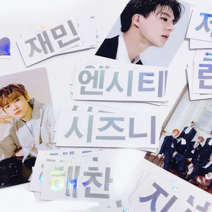 Jual NCT HANGUL STICKER HOLOGRAM (HANGUL NCT 127, NCT DREAM) KPOP ...