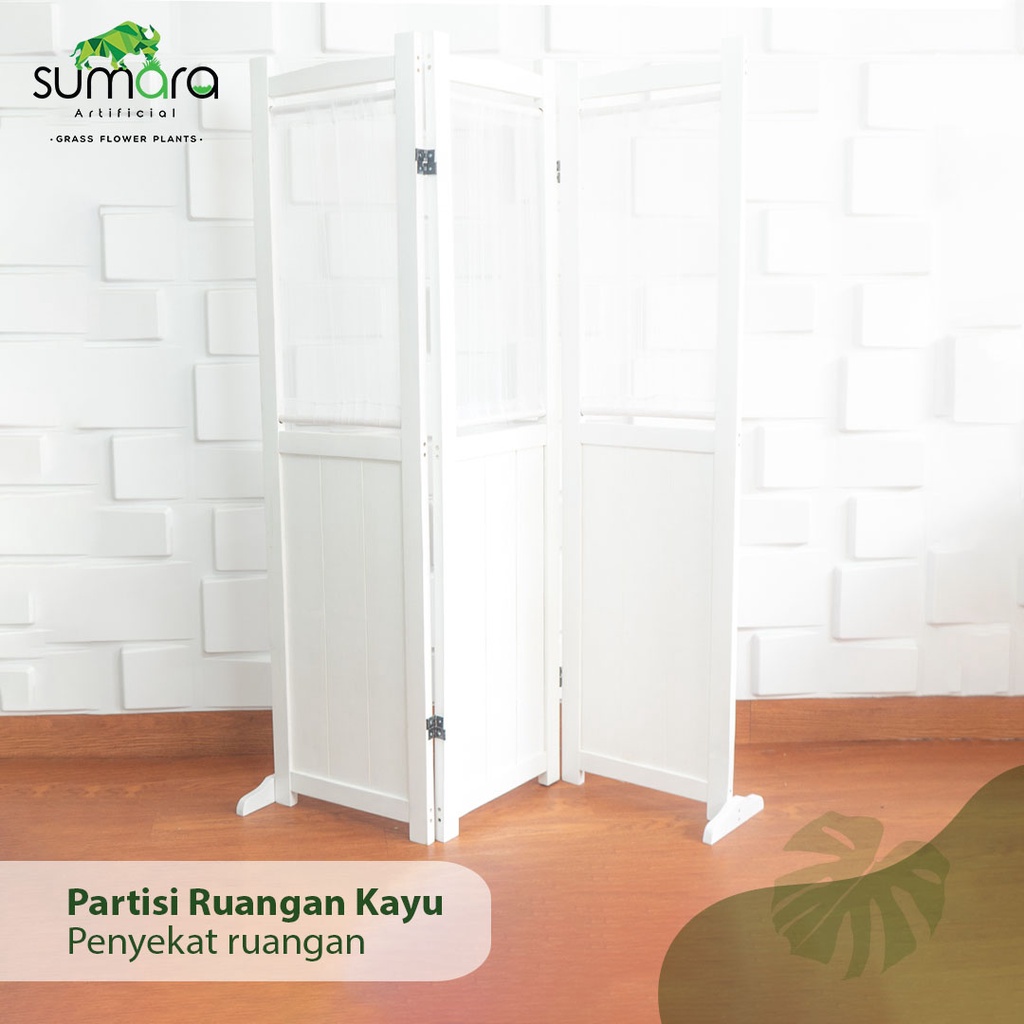 Jual Partisi Ruangan Kayu Kecil Warna Putih | Shopee Indonesia