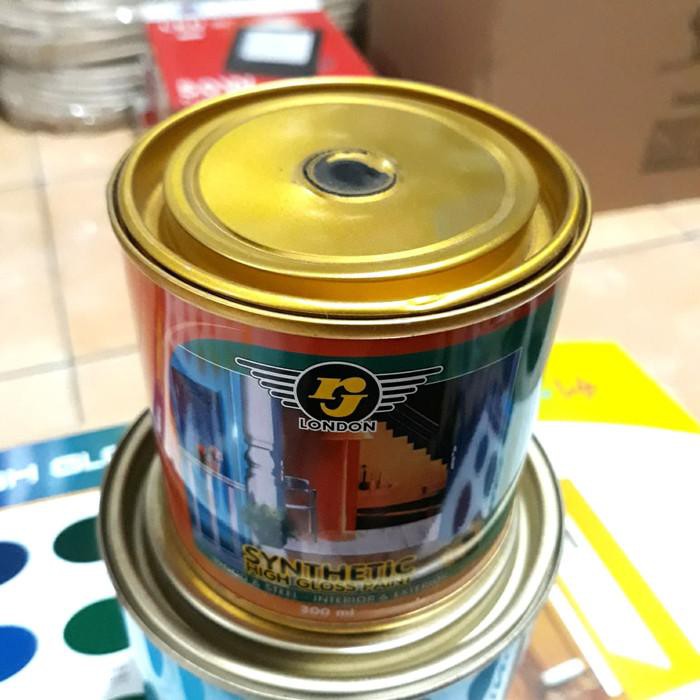 Jual Cat Minyak Cat Besi Cat Kayu RJ 300 ml Hitam Black sparepart ...