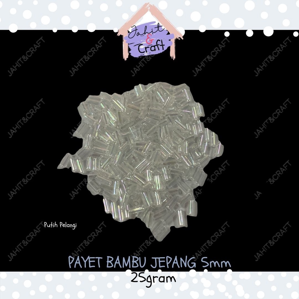 Jual Payet Bambu 5mm/ Mote Bambu Jepang 5mm / Mote Payet Batang ...