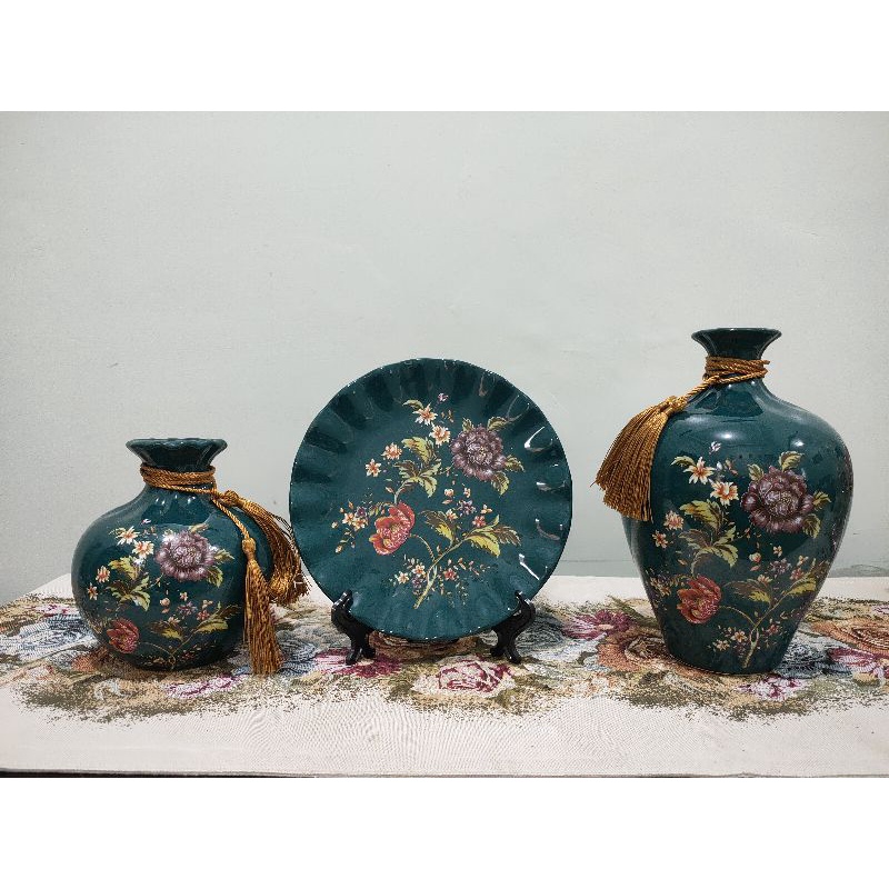 Jual guci antik China/guci antik Korea set 3 T | Shopee Indonesia