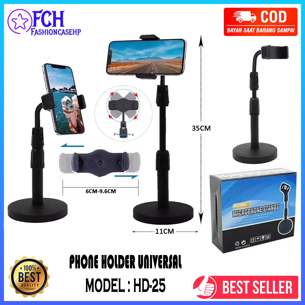 Jual FCH PAKET 5PCS HOLDER HP PHONE HD-25 / HD-26 2IN1 HOLDER PHONE ...