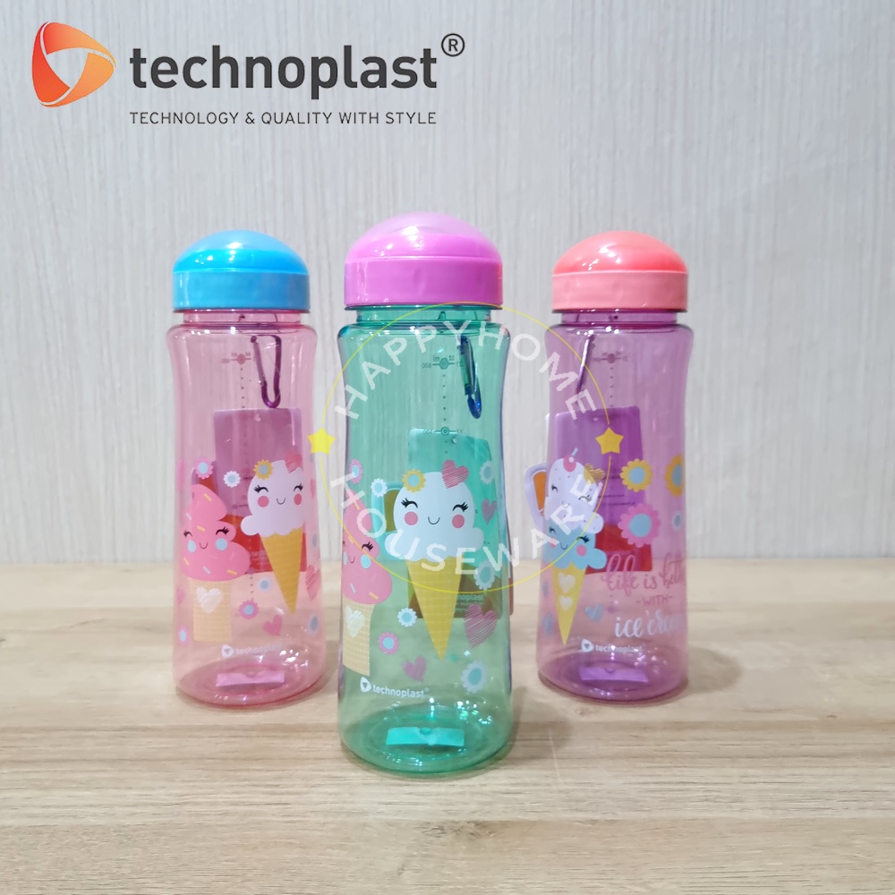 Jual TECHNOPLAST Ice Cream Sport Bottle 700ml/Botol Minum Anak Kreatif ...