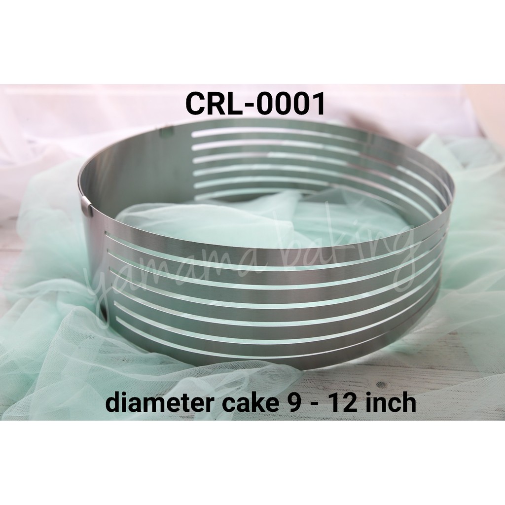 Jual CRL-0001 Cake slicer ring slicing tool alat bantu pengiris cake ...