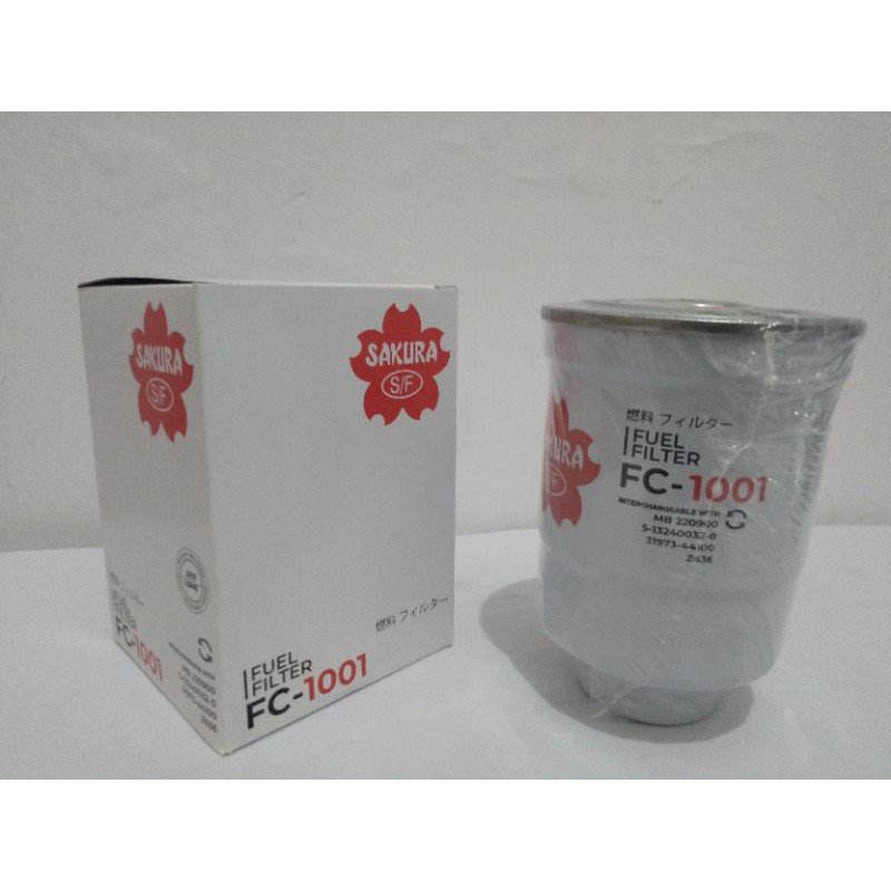 Jual Filter Solar Fuel Filter Mitsubishi Sakura FC-1001 L300 Kuda Isuzu ...