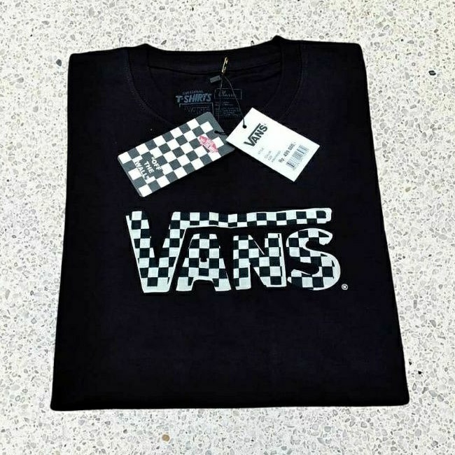 Jual T-shirt Vans Premium / Full Hang Tag, Label & Asessoris / Logo ...