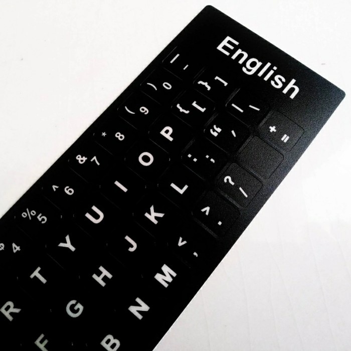 Jual Stiker Papan Ketik Tulisan Abjad Inggris / Latin / English ...