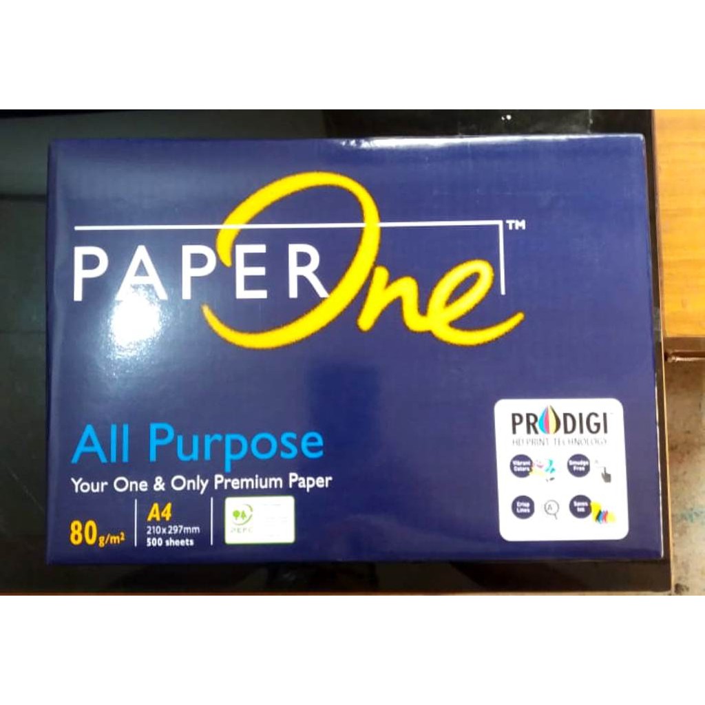 Jual PAPER ONE KERTAS PAPER ONE A4 80 GRAM | Shopee Indonesia
