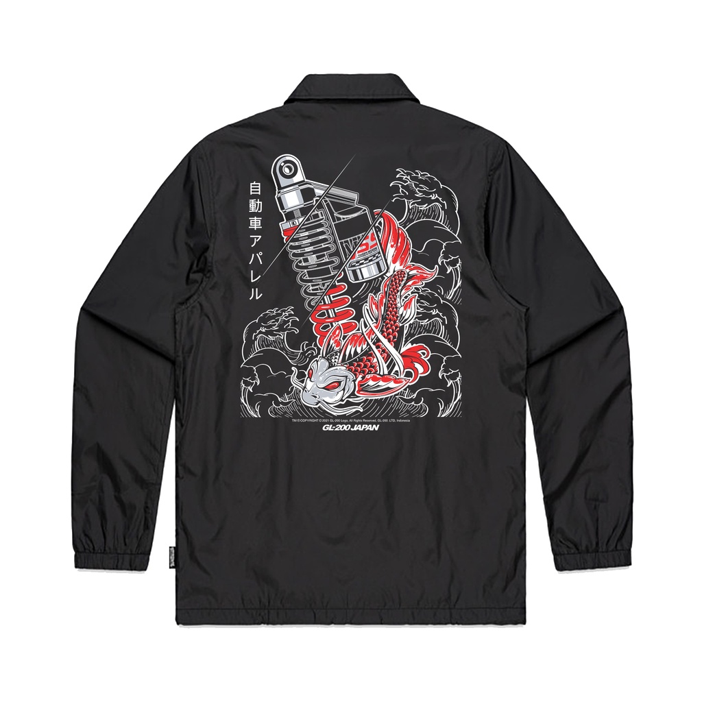 Jual Coach Jacket YSS Goldfish Hitam | Shopee Indonesia
